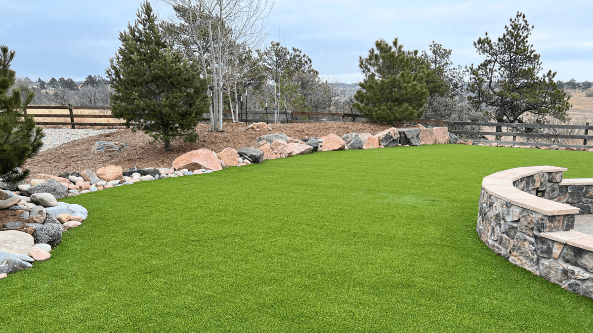 Monument, CO Backyard Artificial Turf Transformation - Grass365